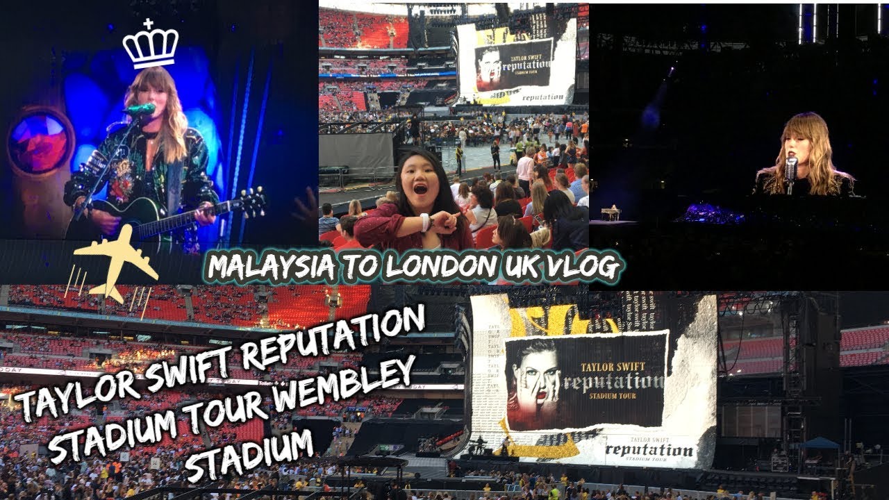 Taylor swift Reputation Tour London Wembley Stadium Vlog - YouTube