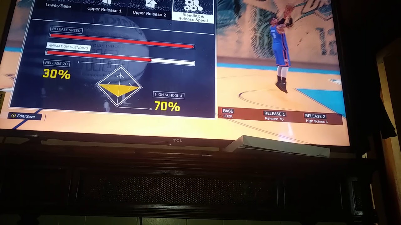 Melo ball 2k17 jumpshot - YouTube
