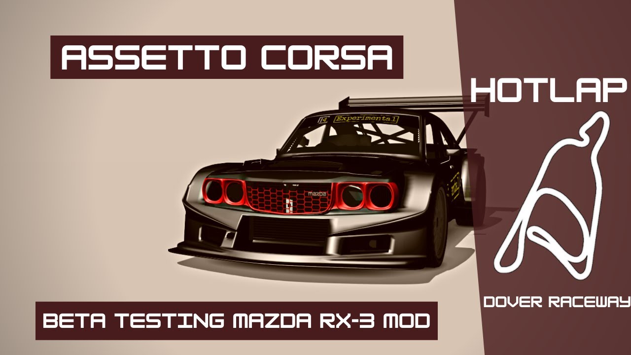 Assetto Corsa | Mazda RX-3 Racecar Mod Beta Test #3 - YouTube
