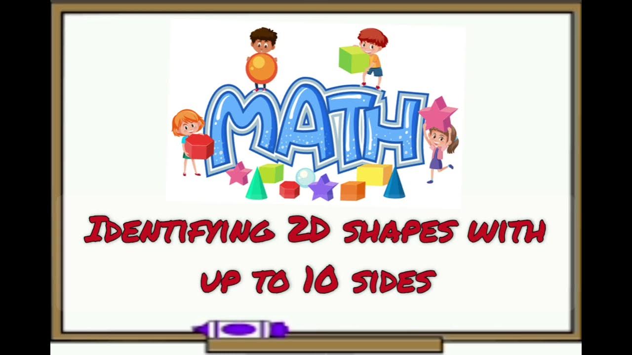 Identifying 2D shapes with up to 10 sides - YouTube