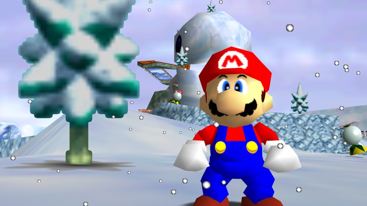 SM64 - Grabbing Every Tree in Snowman's Land - 28"63 [TAS] - YouTube