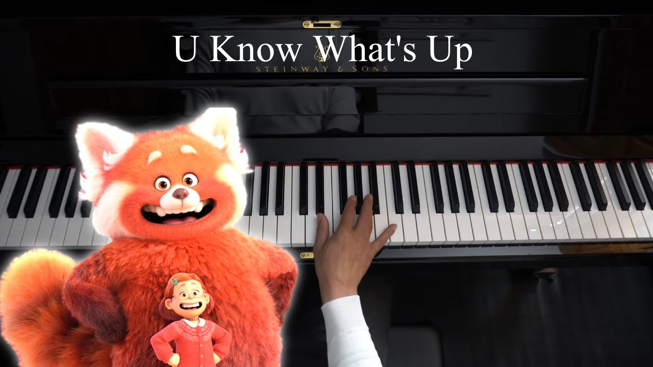 U Know What's Up - Piano Tutorial - Turning Red - YouTube