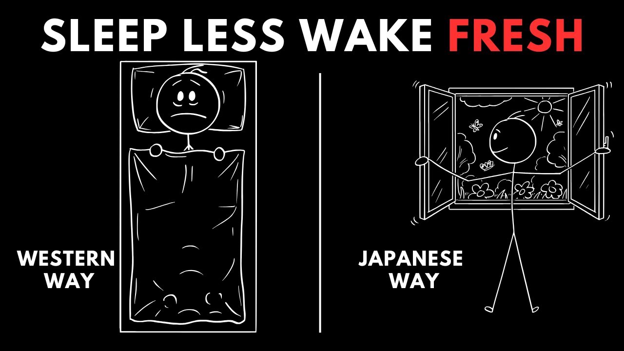 How To Sleep Less Hours And Wake Up Fresh Like The Japanese - YouTube
