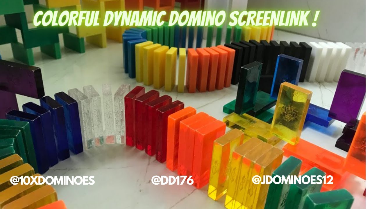 Colorful Dynamic Domino screenlink ! FT(10XDominoes,DD176,JDominoes12 ...
