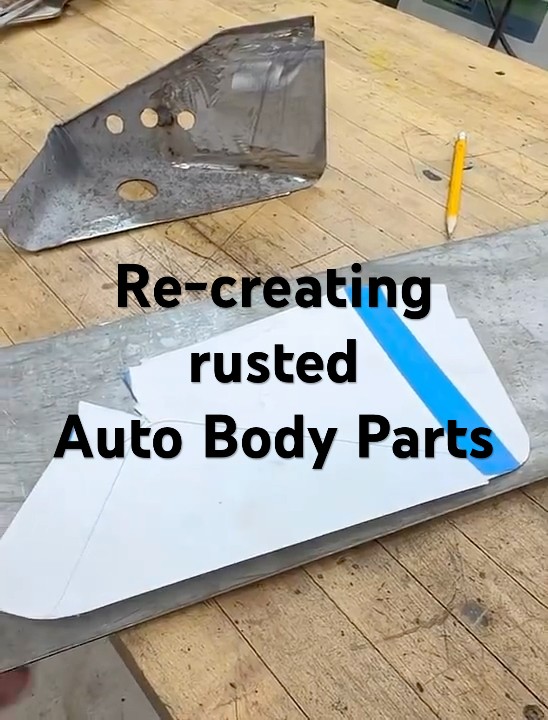Re-creating the rusted out parts of my 77 F-100 Dent side, with new ...