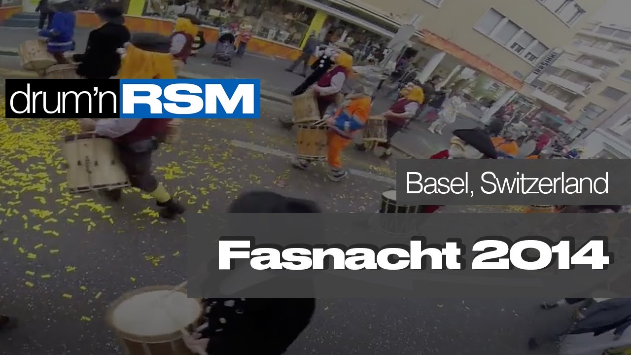 Mass Basel Drumming- Fasnacht 2014 - YouTube