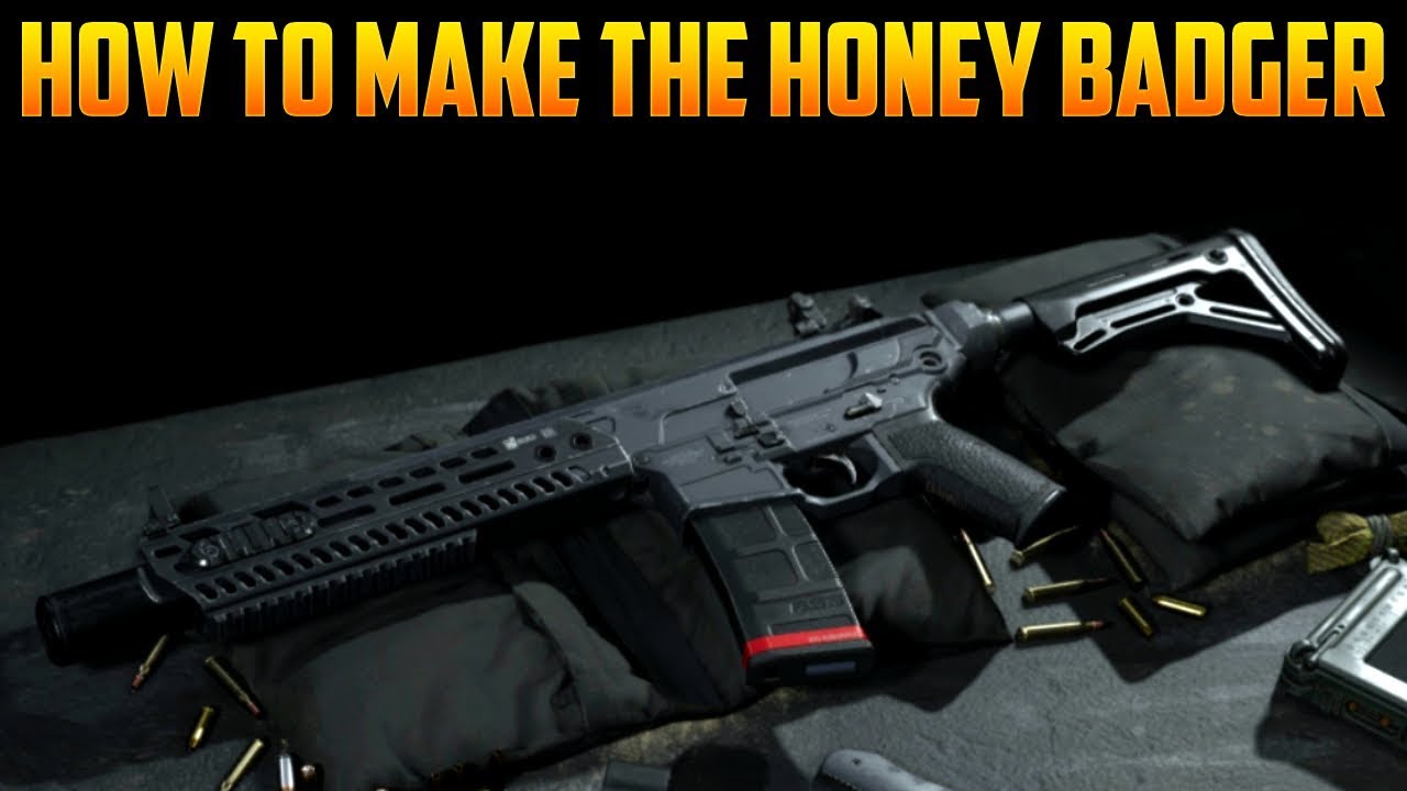 Modern Warfare | How to make the HONEY BADGER from COD GHOSTS [M13 ...