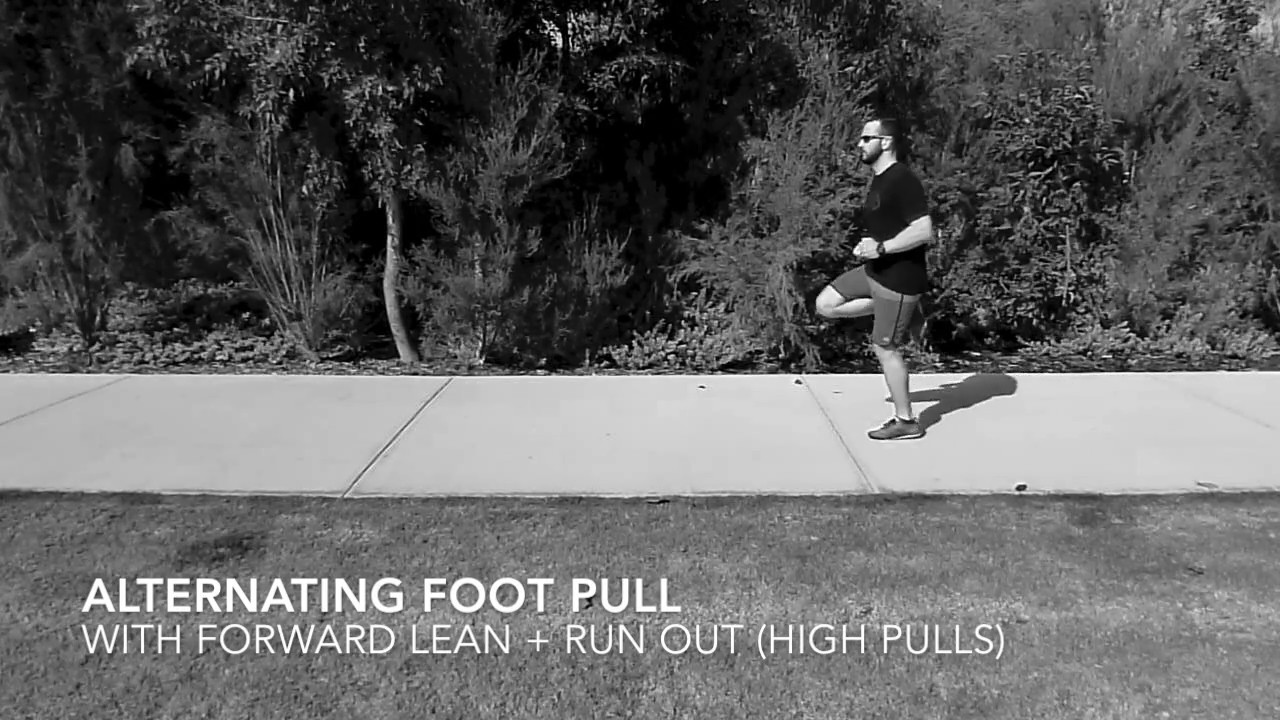Alternating Foot Pulls with Forward Lean + Run Out (High Pulls) - YouTube