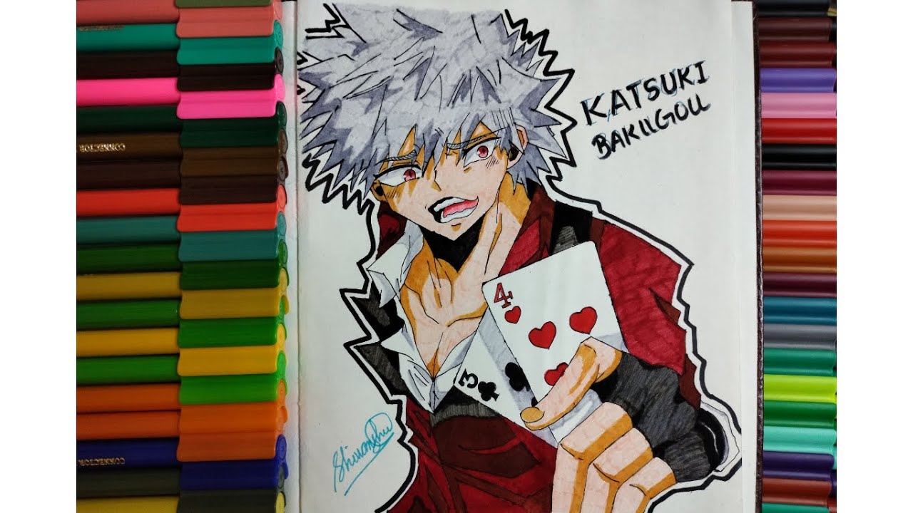 Speed Drawing Of Katsuki Bakugou |My Hero Academia/Boku No Hero ...