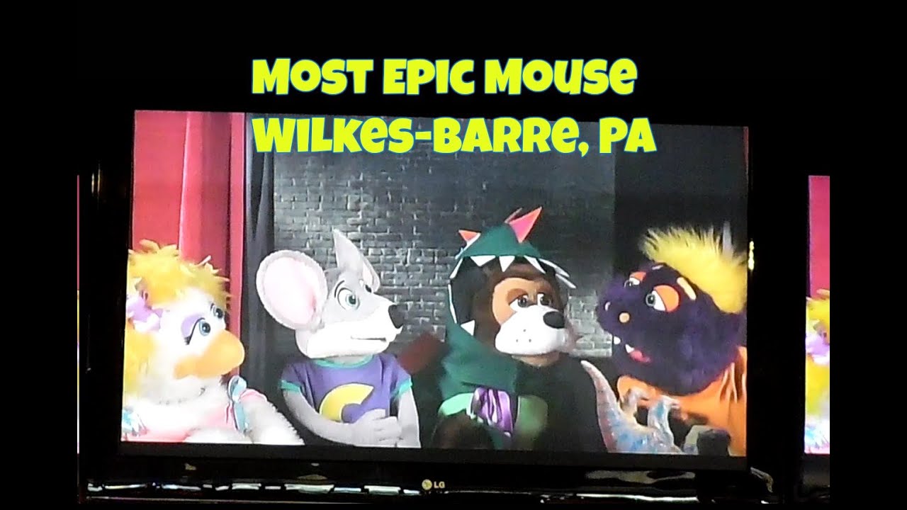 Chuck E. Cheese's Most Epic Mouse Wilkes-Barre, PA August 2015 - YouTube