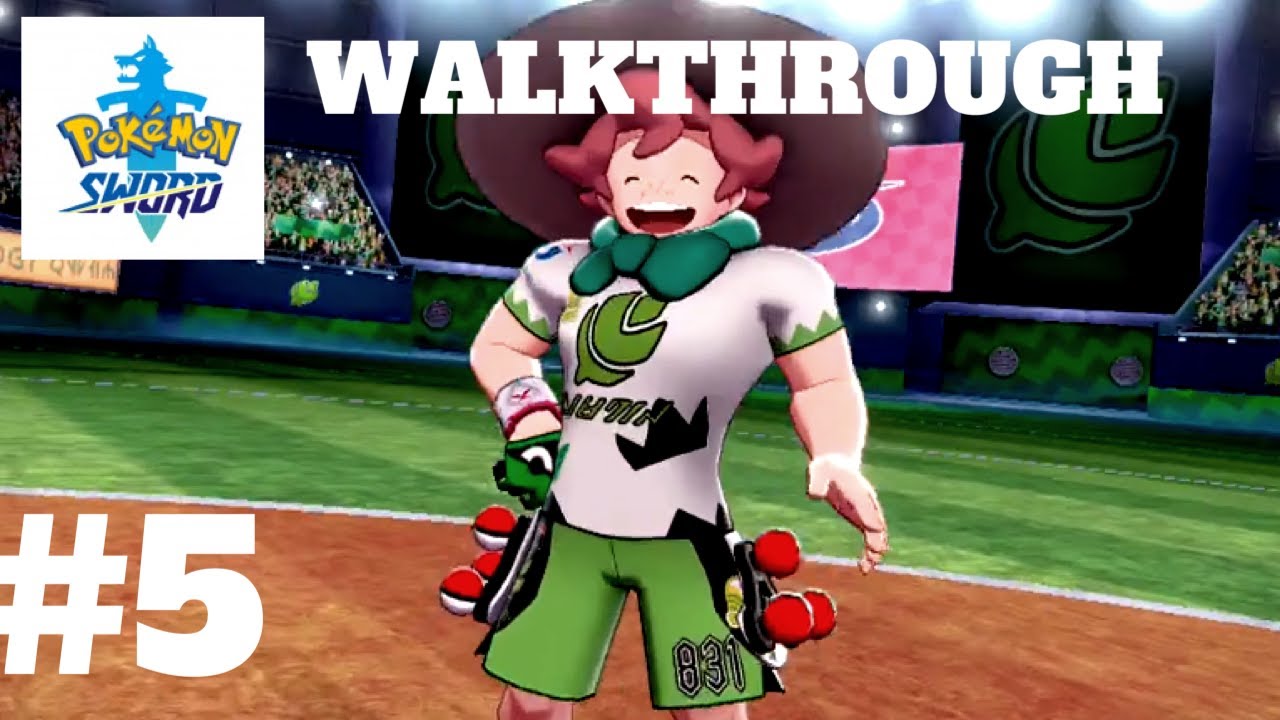 Pokemon Sword and Shield Walkthrough Gym Leader Milo Gameplay - YouTube