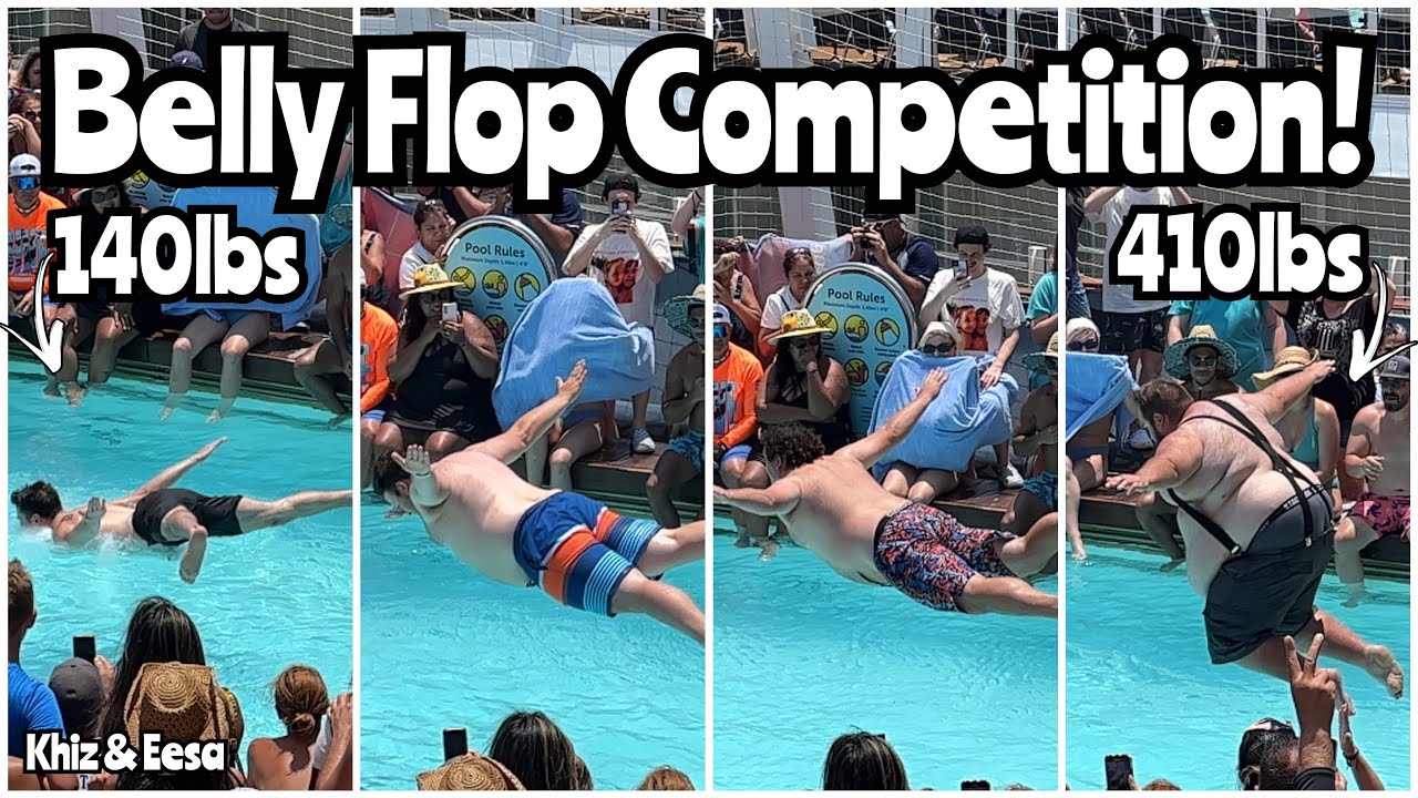 Royal Caribbean’s Famous Belly Flop (Guess the winner?) - YouTube
