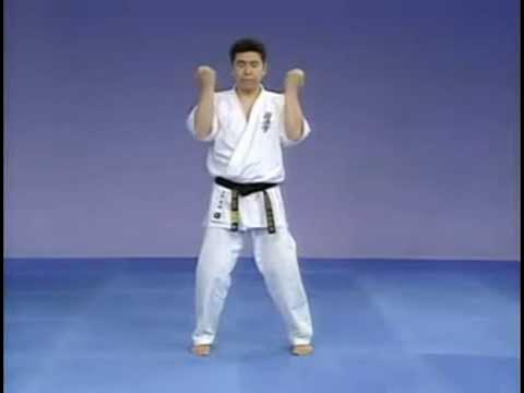 Каратэ Киокушинкай: Ката - Янцу | Kyokushin Karate: Kata - Yantsu - YouTube