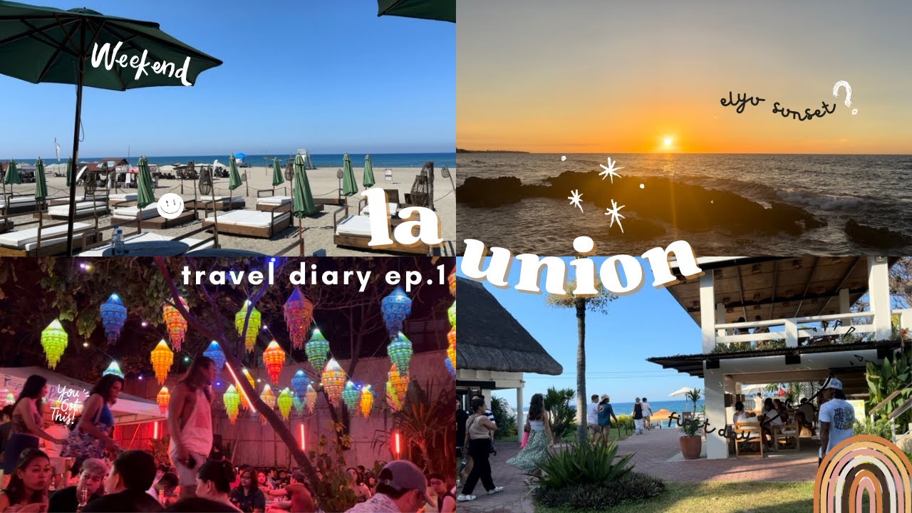 elyu vlog 🏝️🌊: weekend trip guide, elyu food, sunset, kabsat, surf ...