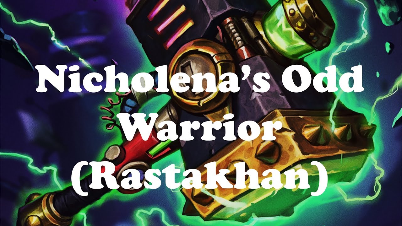 Hearthstone [WILD] Nicholena's Odd Warrior: Burrowing Mine wins games ...