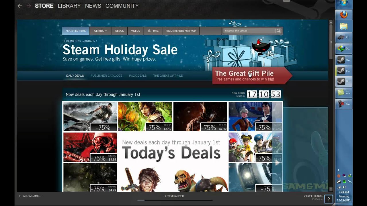 How to Redeem your free Steam gift from Steam - YouTube