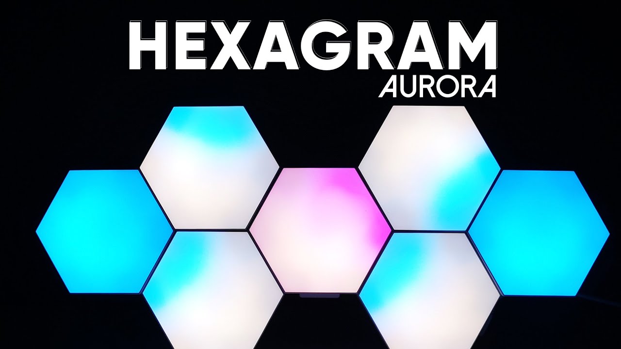 HEXAGRAM AURORA - Touch LED Lamp - YouTube