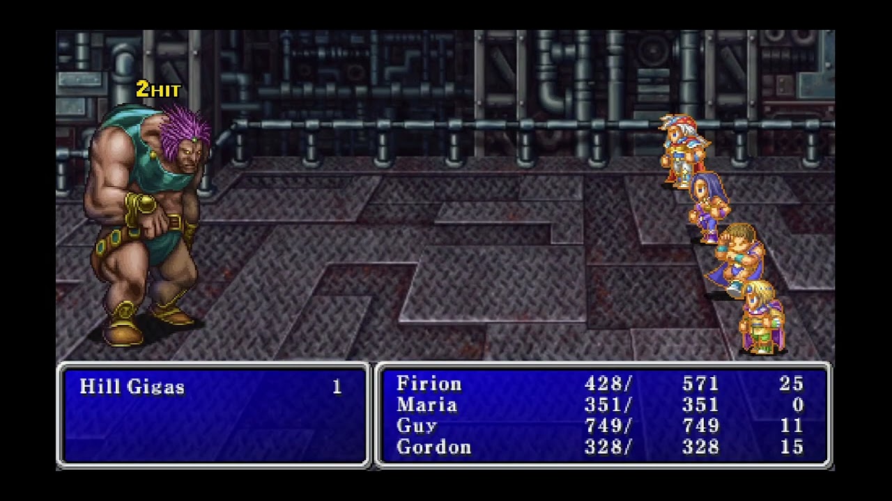 Final Fantasy II (PSP) - Hill Gigas - YouTube