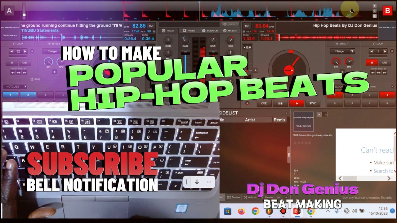 How To Make Popular Hip-Hop Beats Used By Popular Famous Artists ...