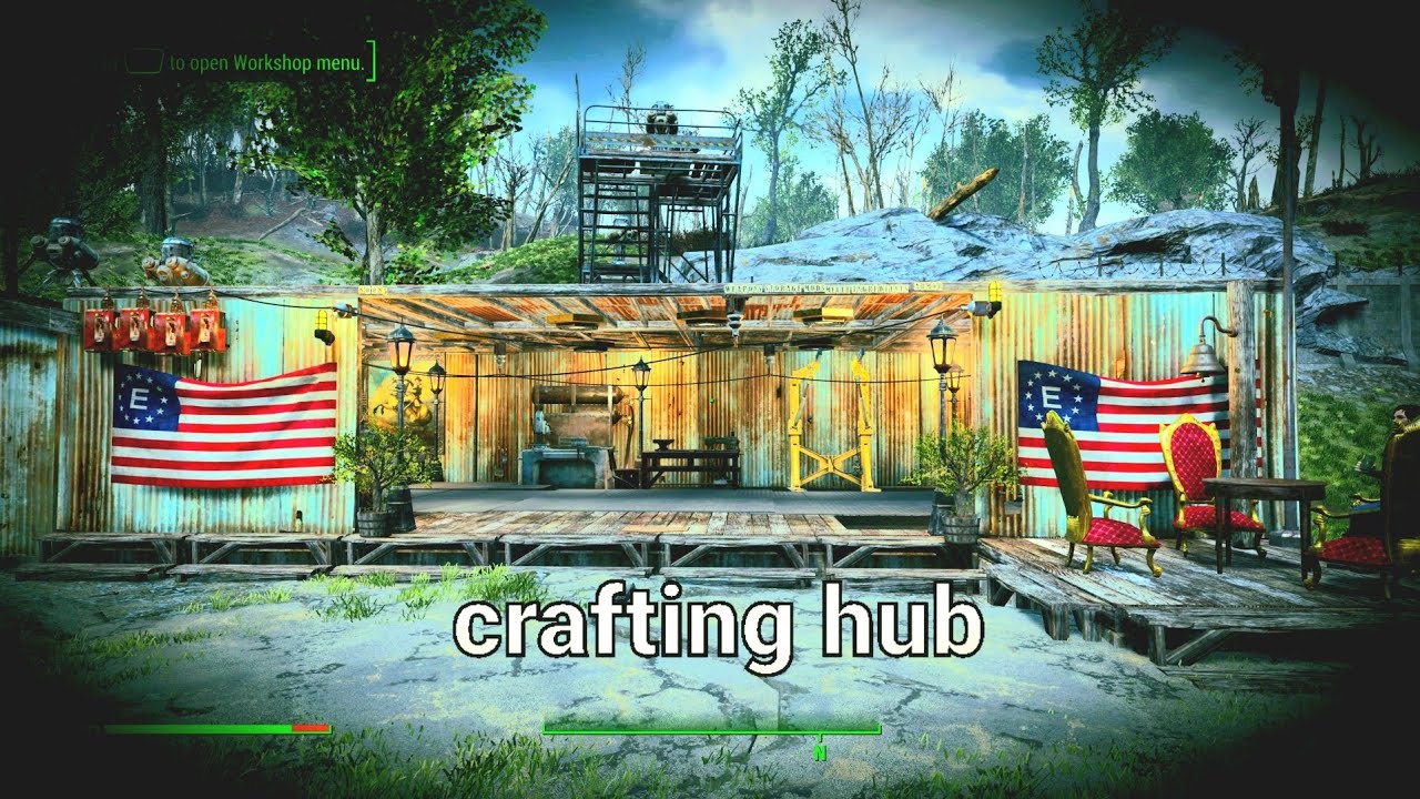 Fallout 4: crafting hub - YouTube