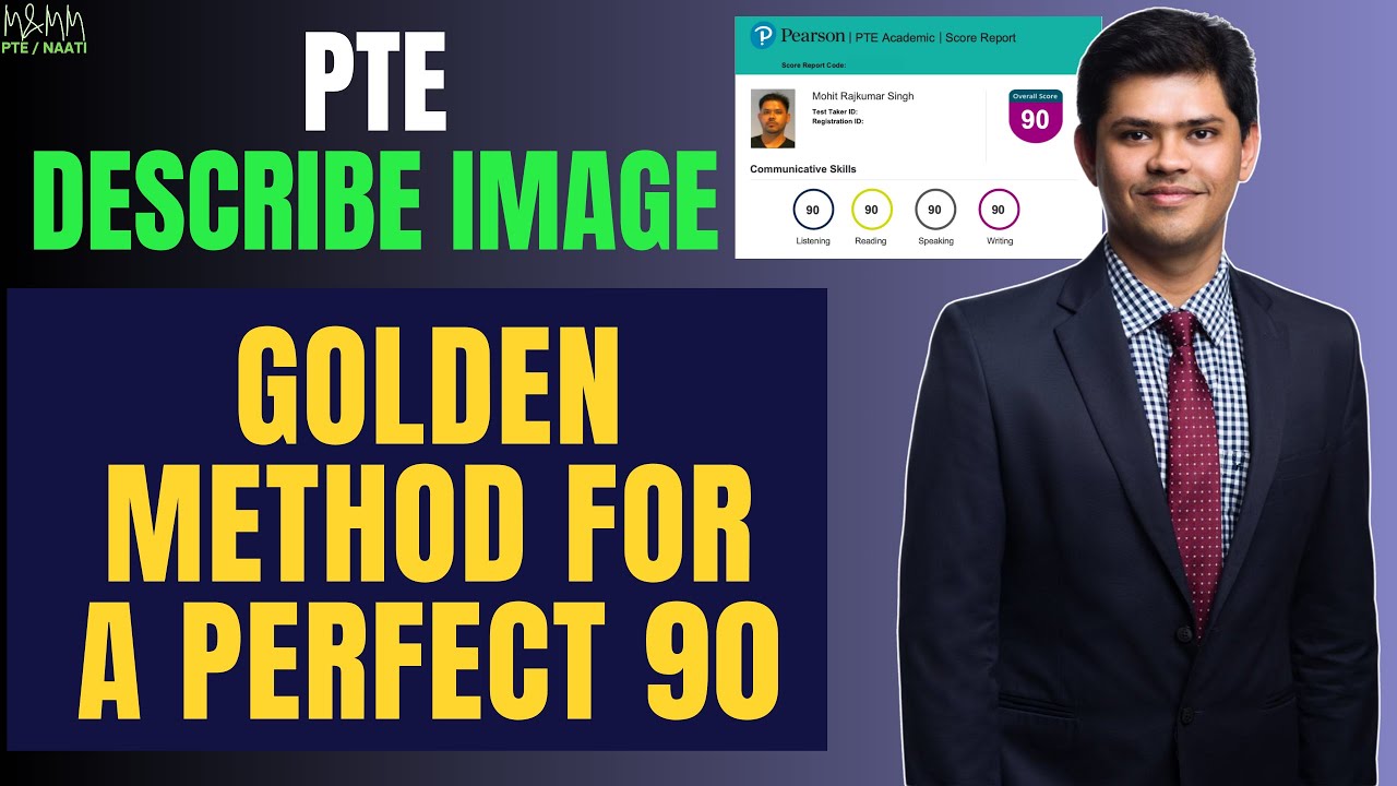 PTE Describe Image Golden Tips for a Perfect 90 | New Method | M and MM ...