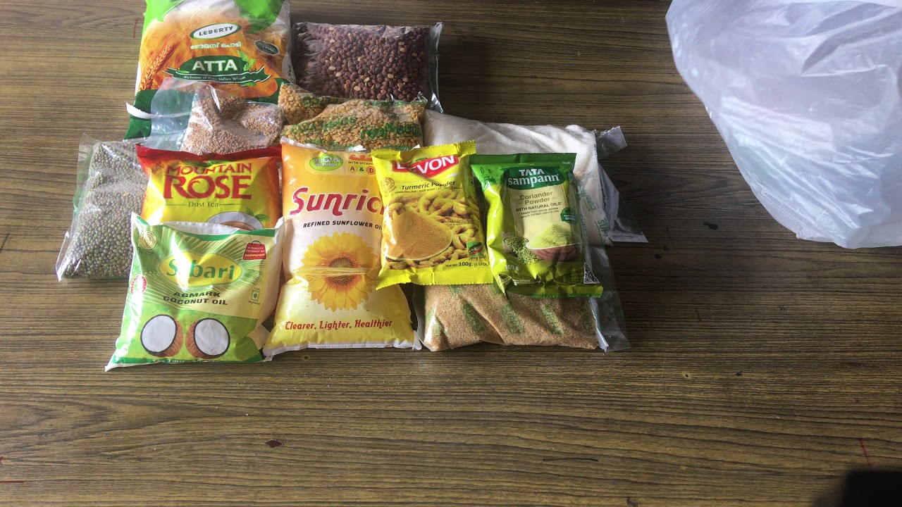 Free ration kit unwrapping - YouTube