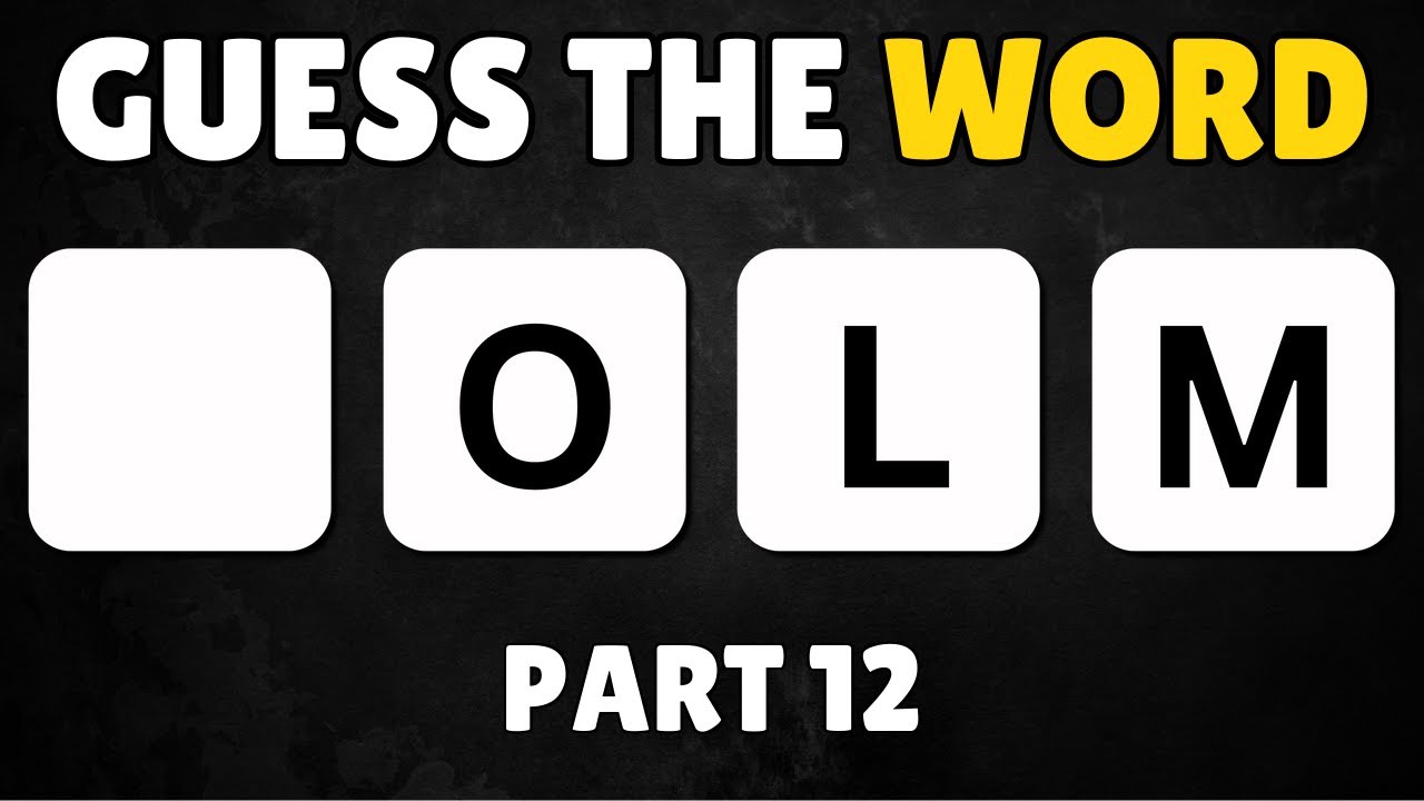 Complete This Tricky Word Challenge Now! 🧩 - YouTube