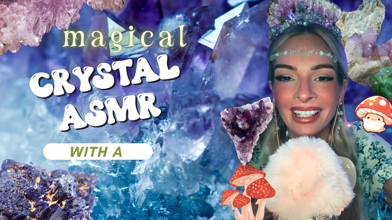 ASMR with Crystals | Relaxing Soft Whispers - YouTube