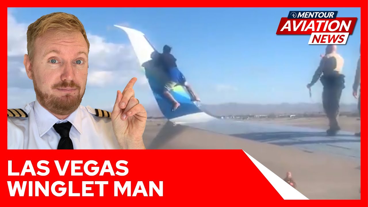 Man falls off Aircraft Wing in Las Vegas! - YouTube