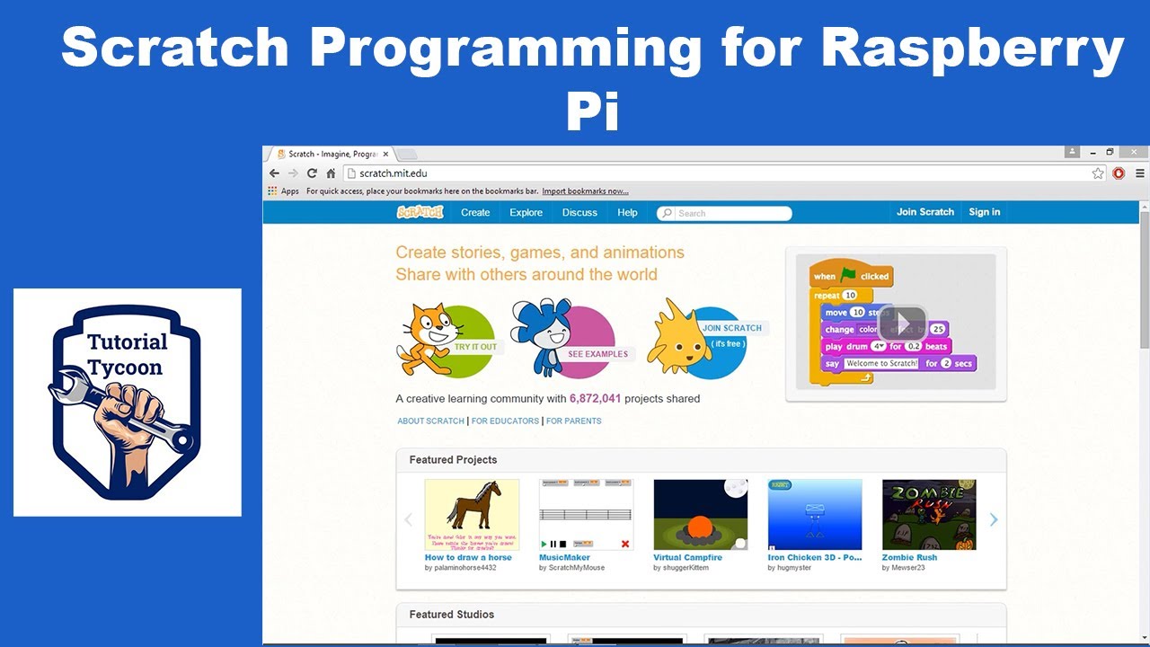 Introduction Scratch Programming For Raspberry Pi Youtube 9078