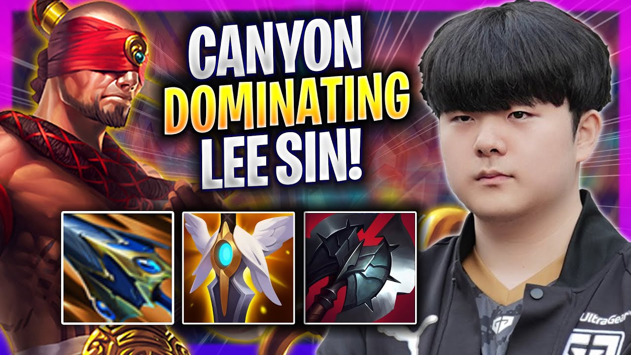 CANYON DOMINATING WITH LEE SIN! - GEN Canyon Plays Lee Sin JUNGLE vs Graves! | Season 2024 - YouTube