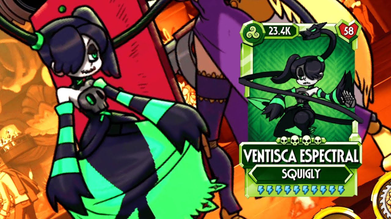 🔋Squigly Ventisca Espectral 🔋Squigly Poltergust | Skullgirls Mobile ...