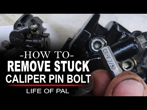 Caliper STUCK JAM Bolt Extract | Part 1 | How to | DIY