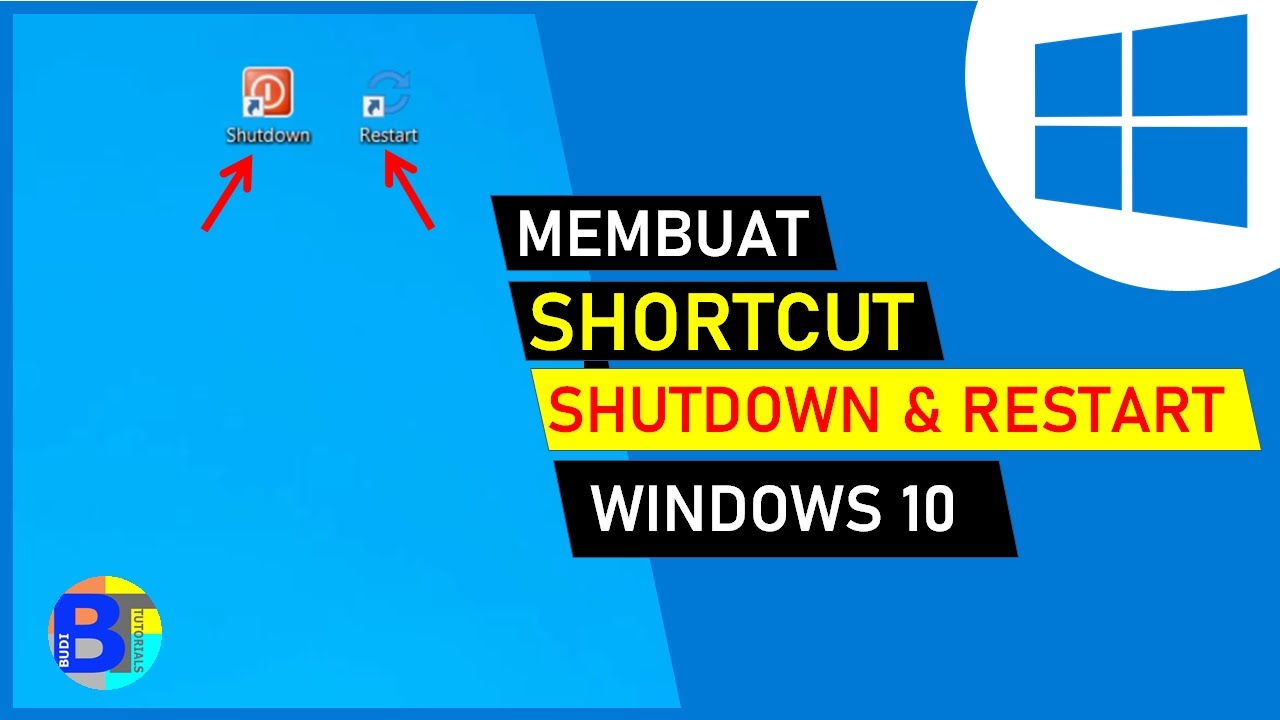 Cara Membuat Shortcut Shutdown dan Restart di Windows 10 | Tips and ...