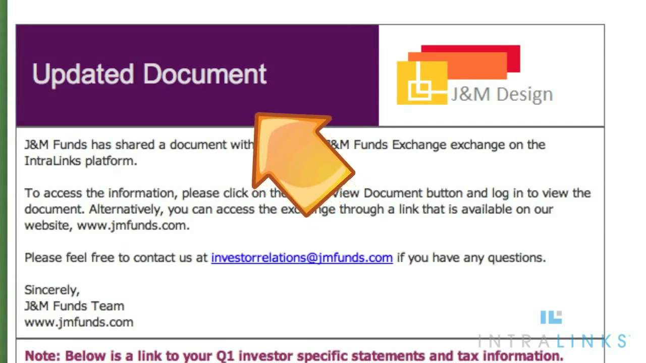 VIRTUAL DATA ROOMS IntraLinks Branded Alerts - YouTube