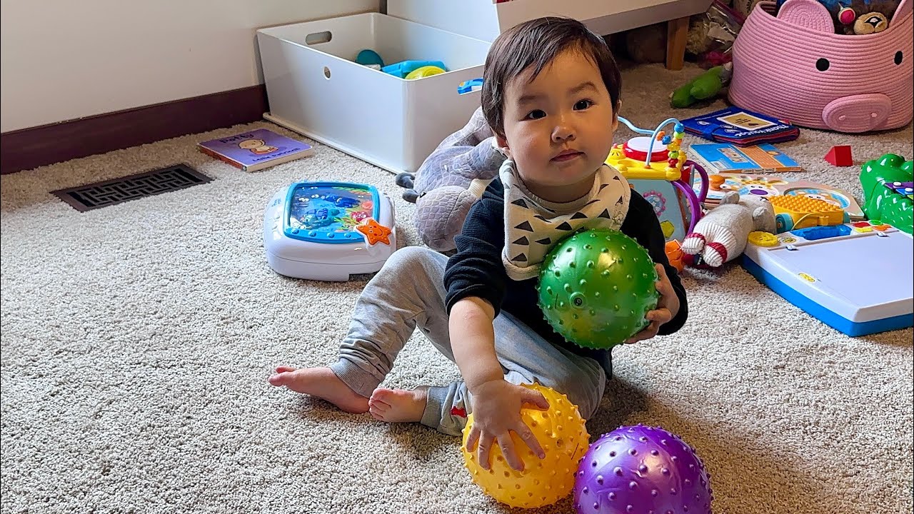 Perfect Inflatable Ball For Toddlers! - YouTube