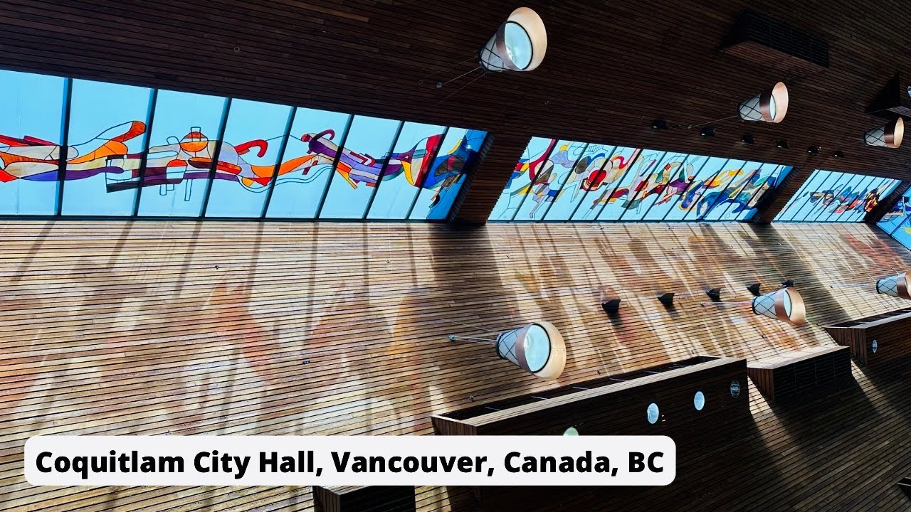 Walking Tour Around Coquitlam City Hall, Vancouver, Canada, BC, asmr ...