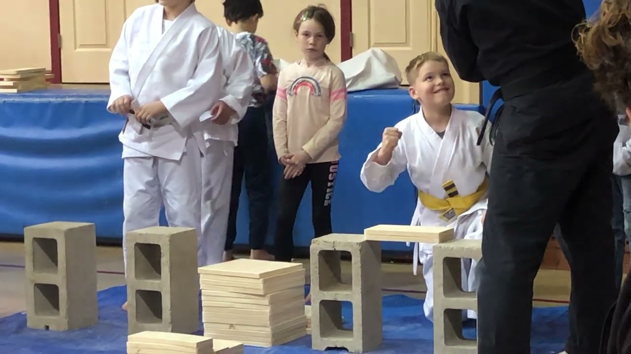 Board breaking challenge - YouTube