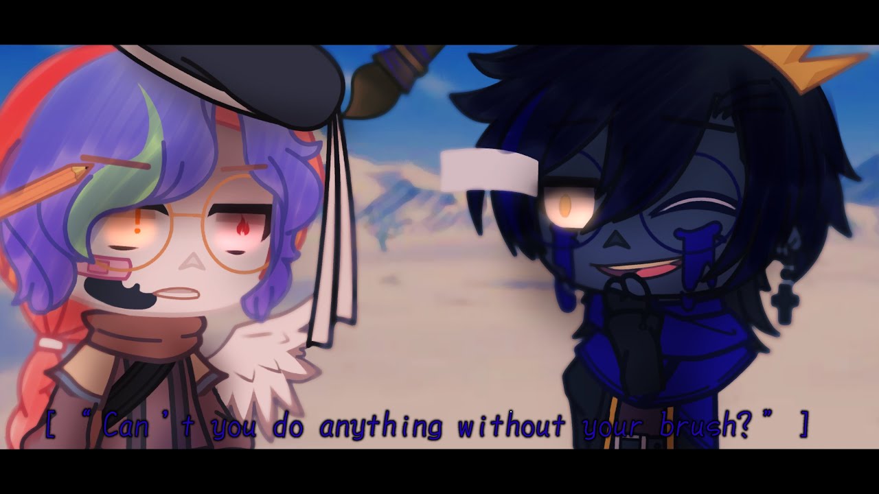 Can’t you do anything without your brush?” ] // Ink & Error Sans ...