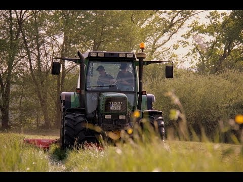 Fendt Favorit 511 C am Mulchen - YouTube