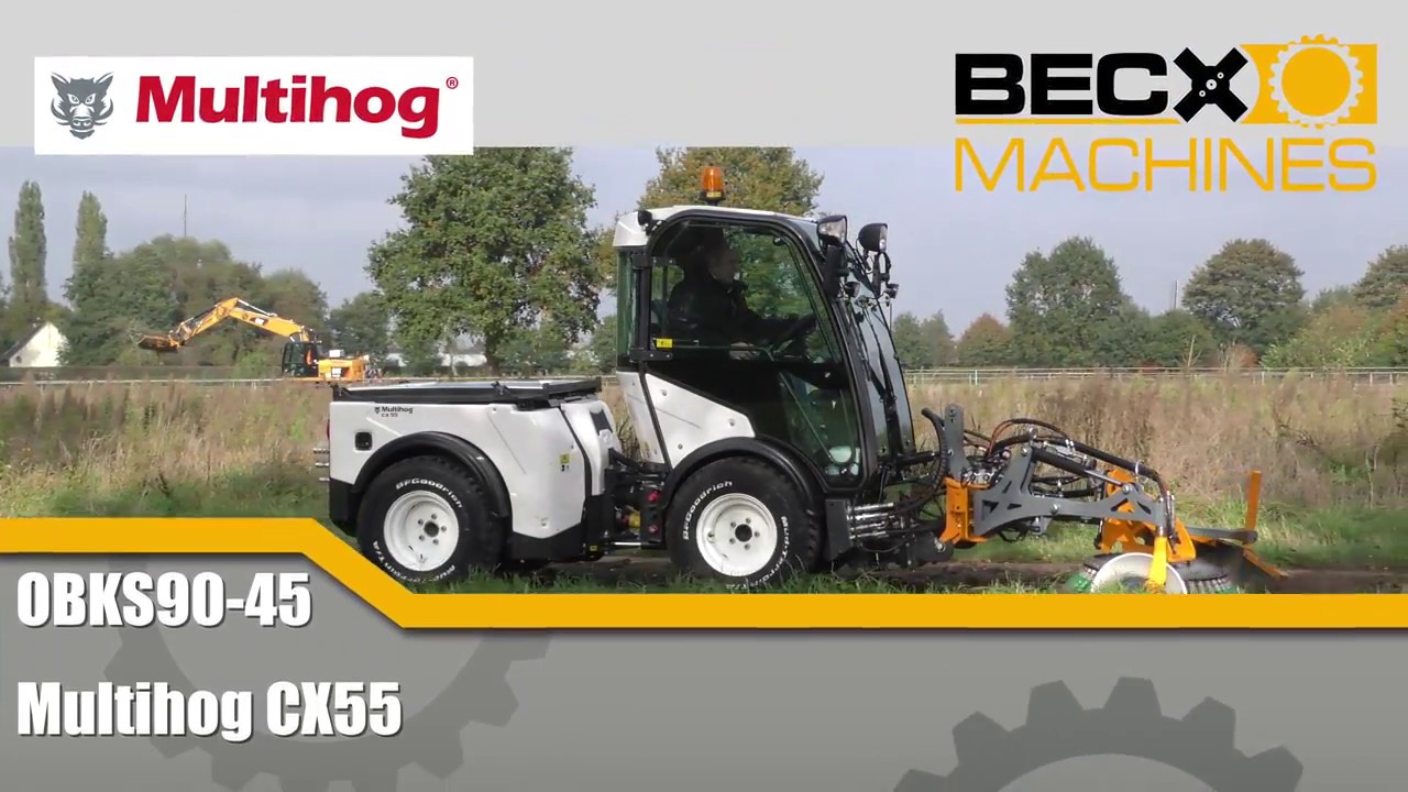 Multihog CX with demountable weed ripper attachment - YouTube