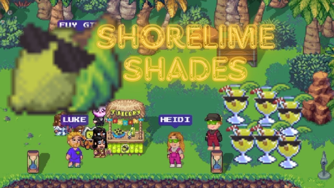 PIXELS Chapter 2: New Quest Shorelimade - Shorelime Shades - YouTube