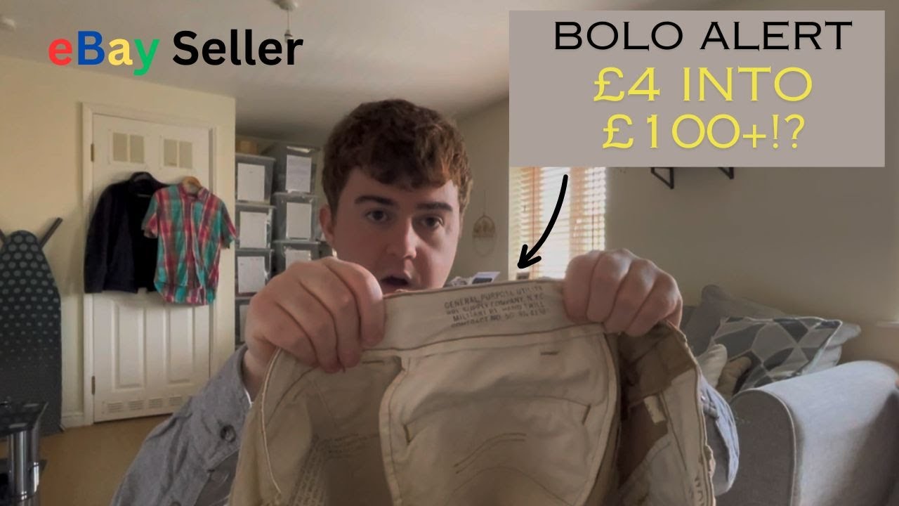 BOLO Alert! £4 into £100 - eBay Seller - YouTube