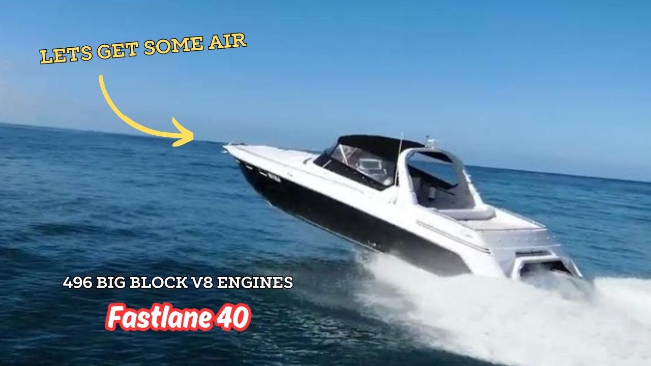 Fastlane 40 | Pure muscle cigarette boat with all the luxury | 496 high ...