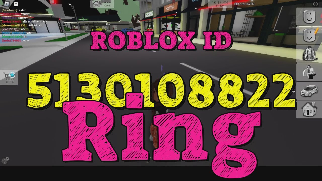RING Roblox Song Codes - YouTube