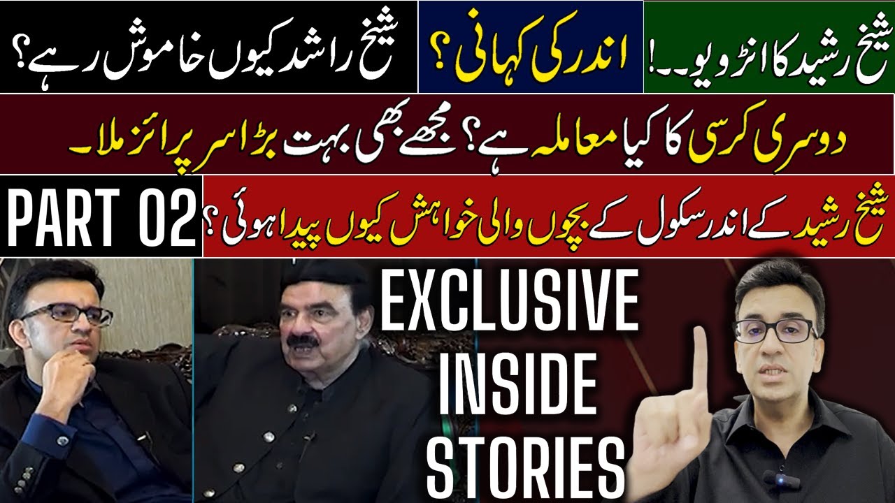 Story of My Interview with Sheikh Rasheed Part02 | Exclusive Inside Stories | Muneeb Farooq ...