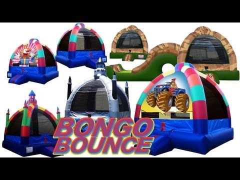 Bongo Bounce House Moonwalk and Bouncy Castle Jumping Kids Having ...