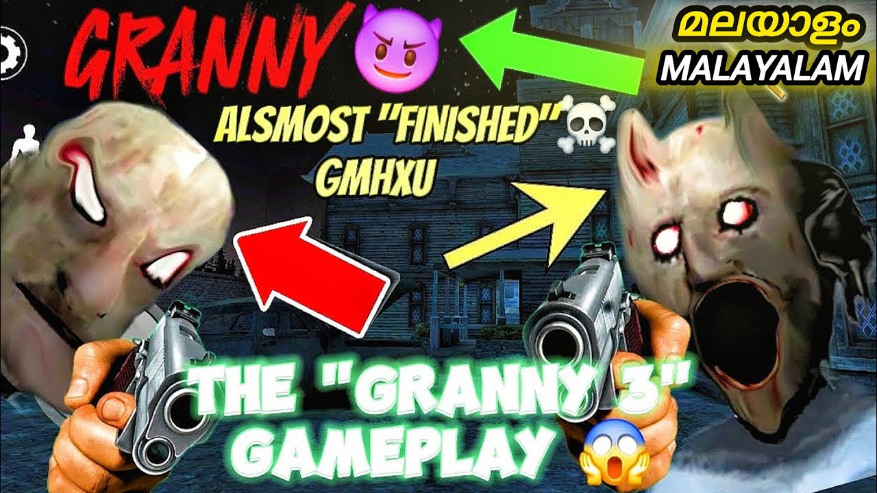 GRANNY'S "BAT" IS 😱 ENOUGH TO FINISH GMHXU [THE"GRANNY 3" HARD MODE ☠️ ...
