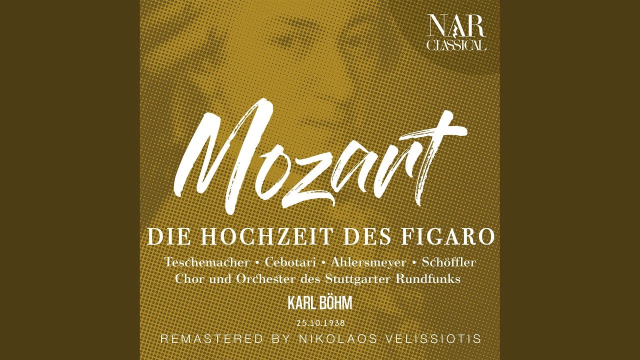 Die hochzeit des Figaro, K.492, IWM 348, Act I: "Süße Rache, ja, süße Rache" (Bartolo,... - YouTube