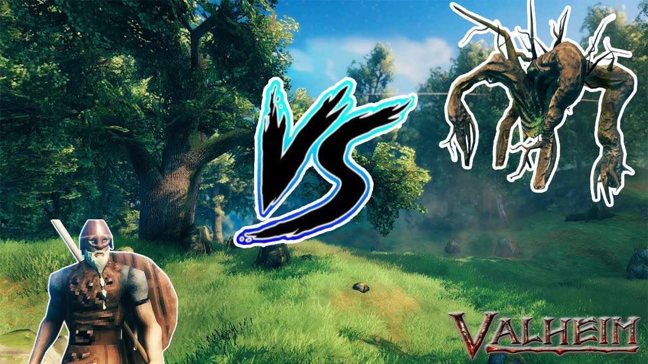 Je me bats contre un arbre géant ! Valheim épisode 1 - YouTube